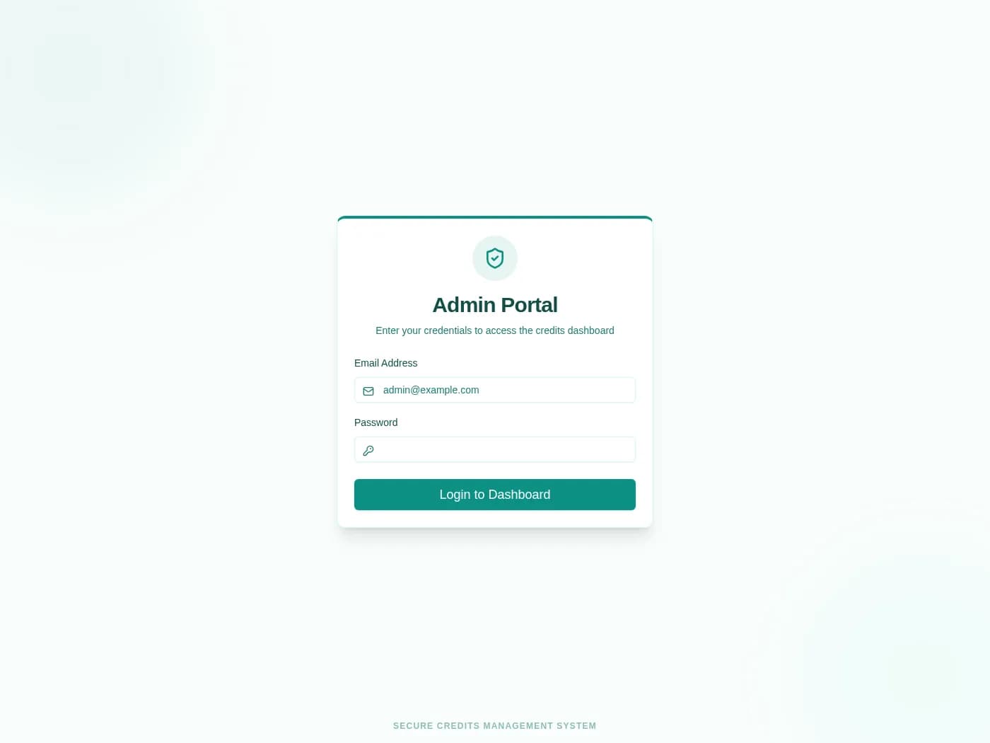 Admin Credits Increaser