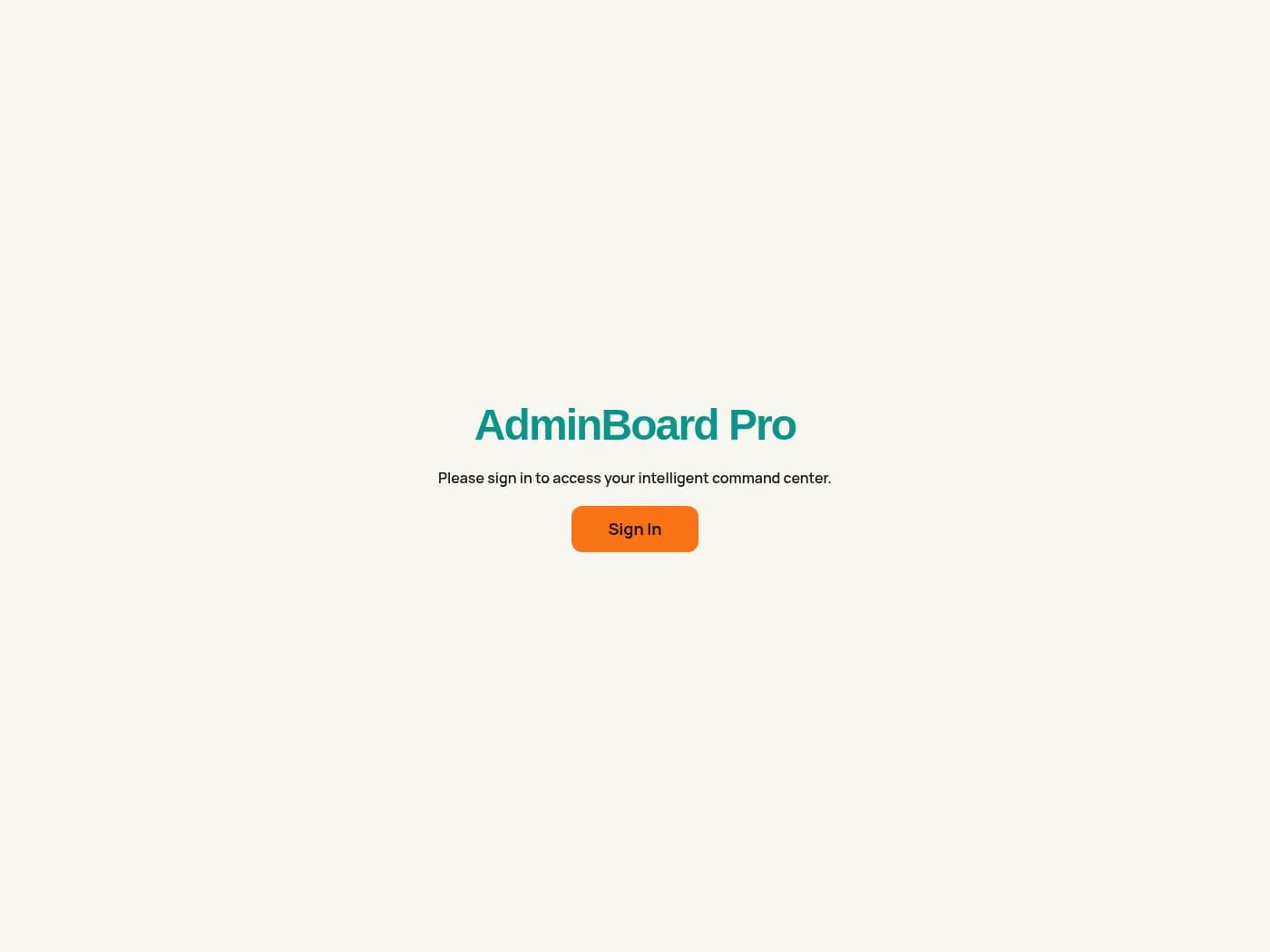 AdminBoard Pro