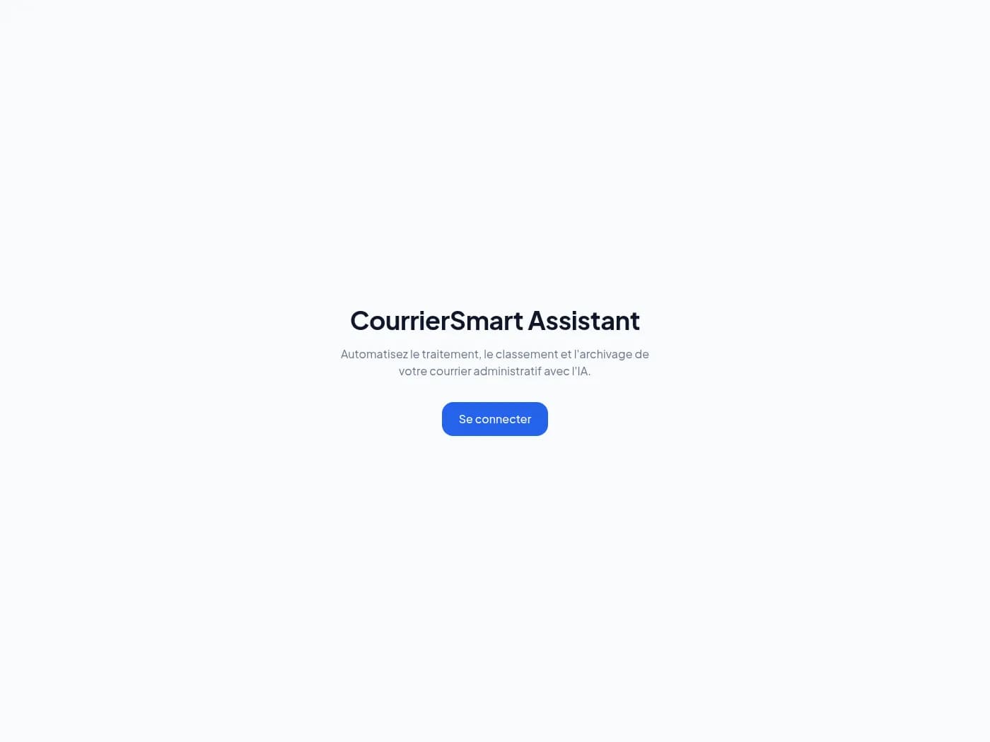 CourrierSmart Assistant