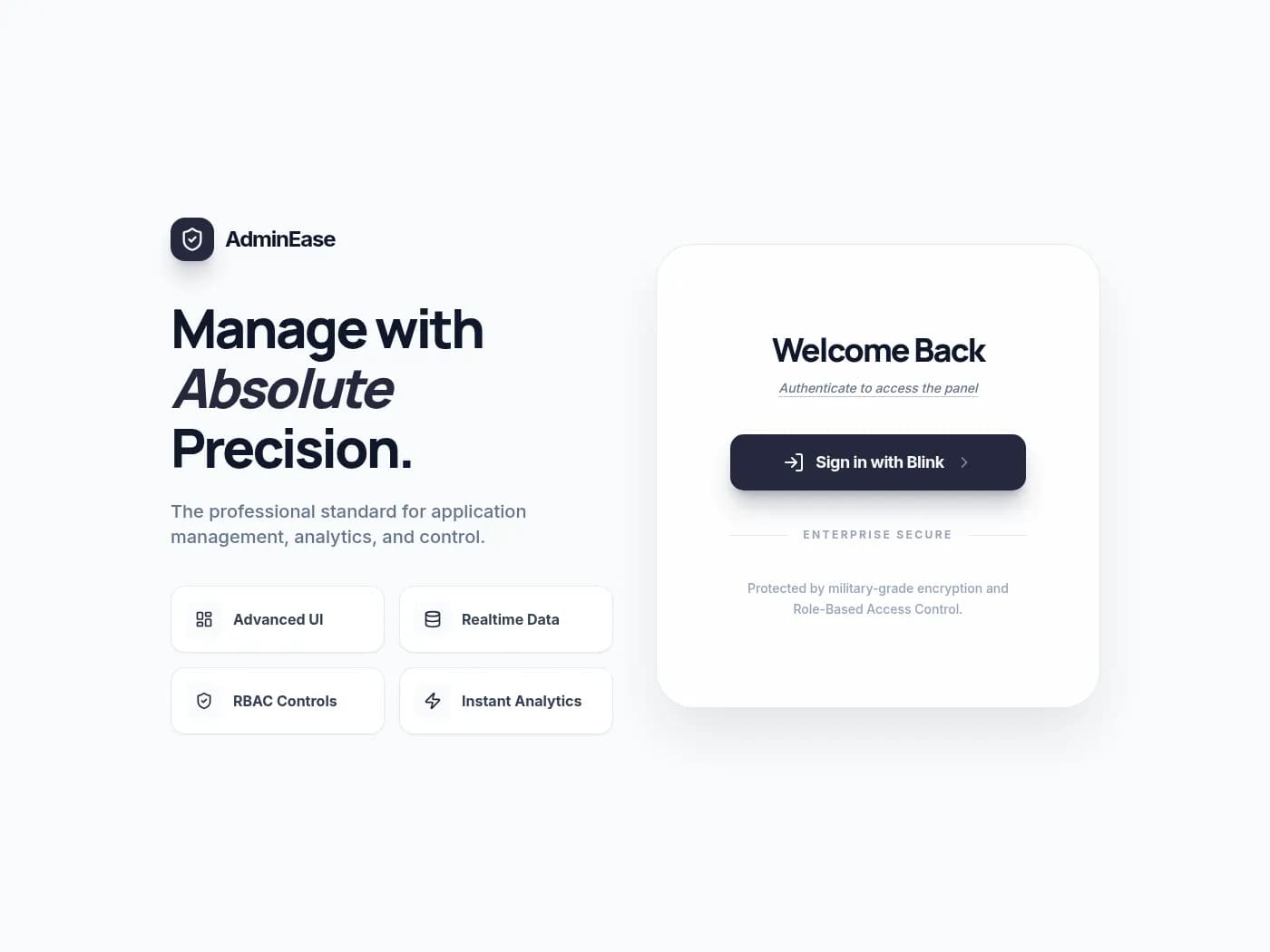 AdminEase Panel