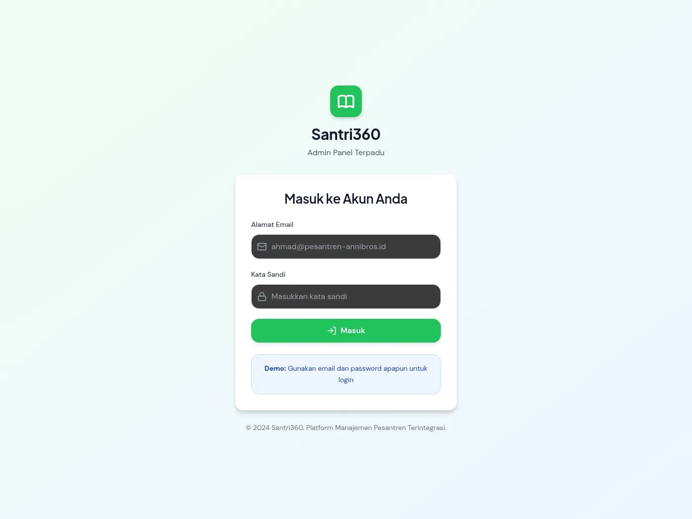 Admin Panel Terpadu