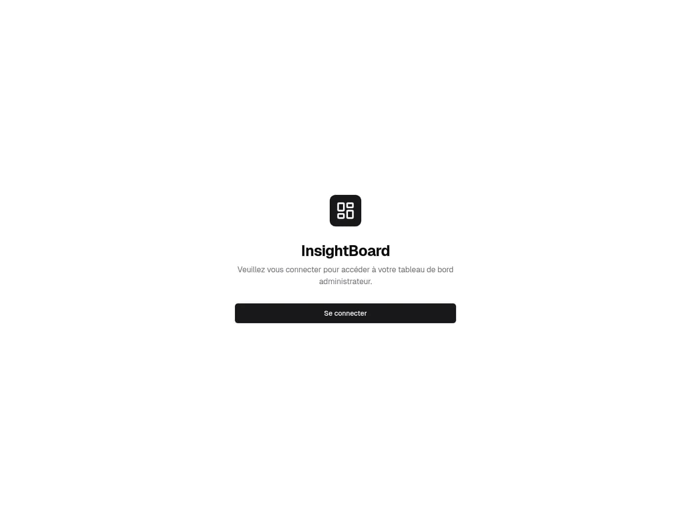 InsightBoard Admin Dashboard