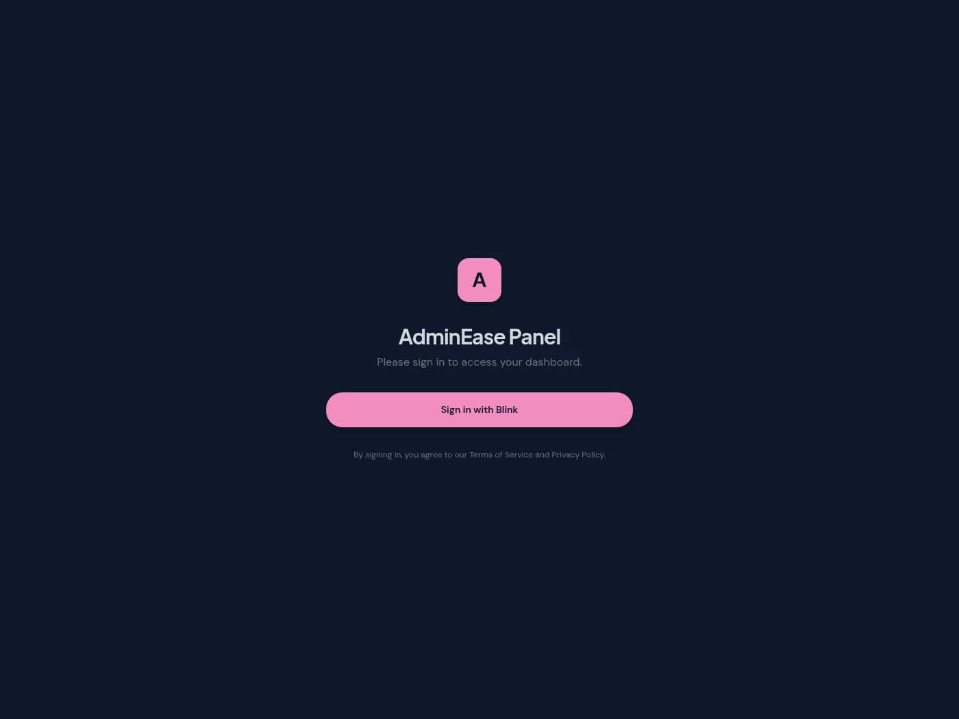 AdminEase Panel