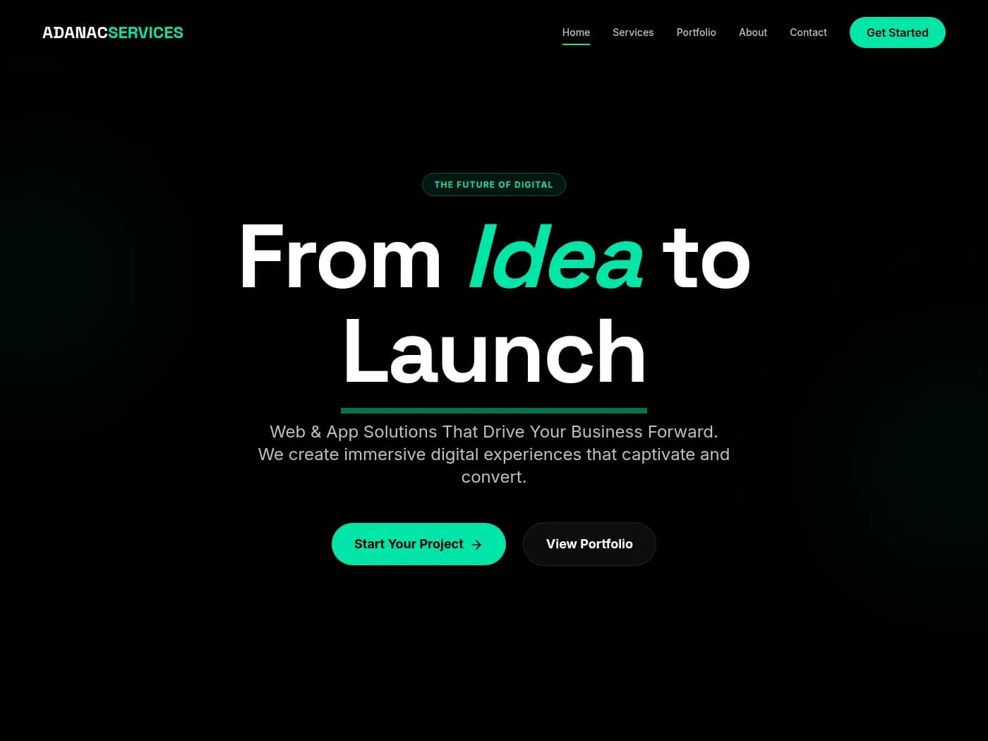 Adanac Agency Redesign