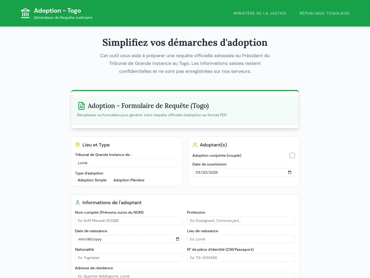Adoption Consent PDF Gen