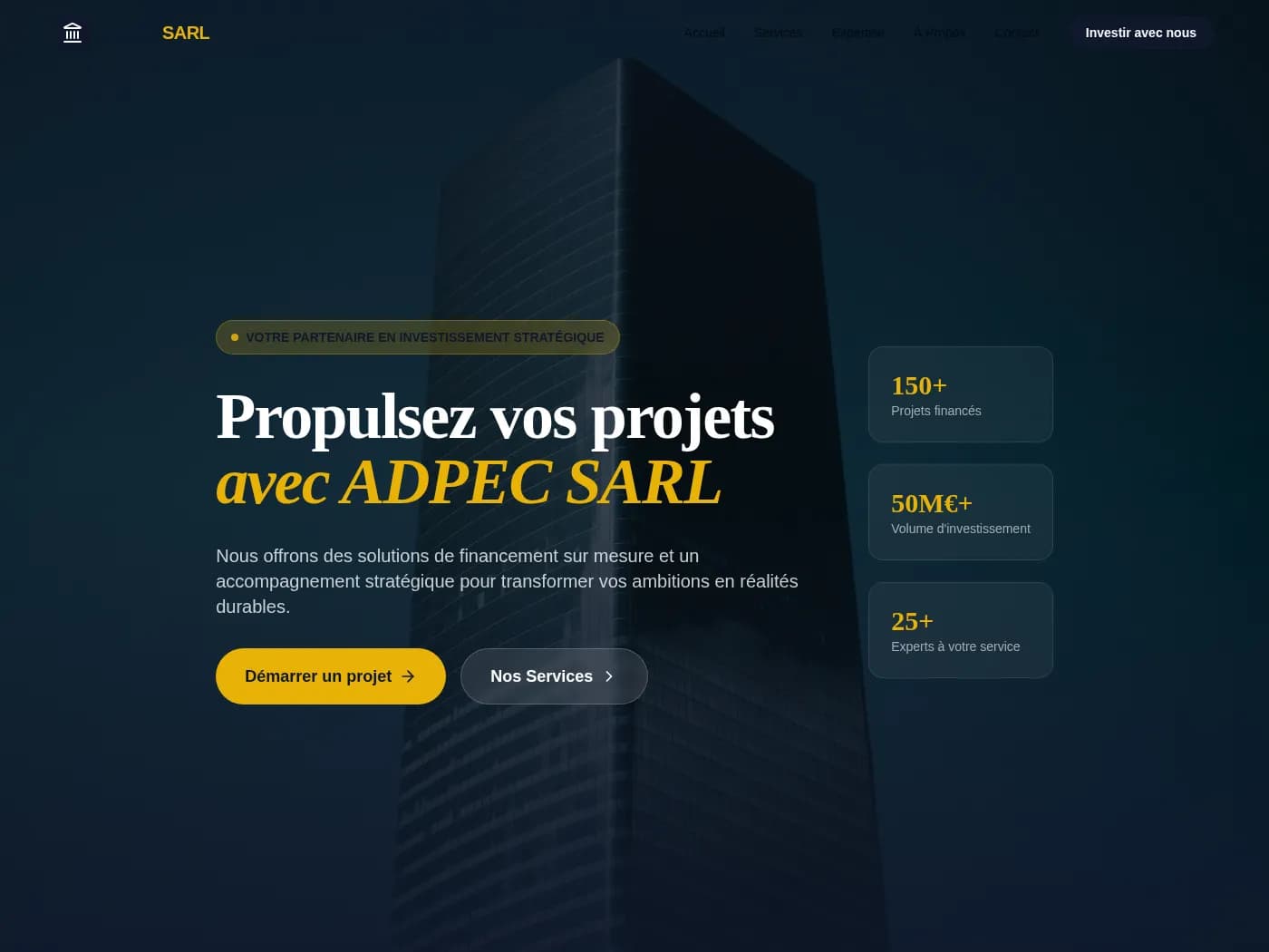 ADPEC Sarl  WebWebsite