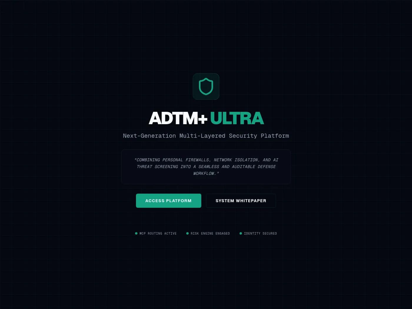 ADTM+ Ultra Platform