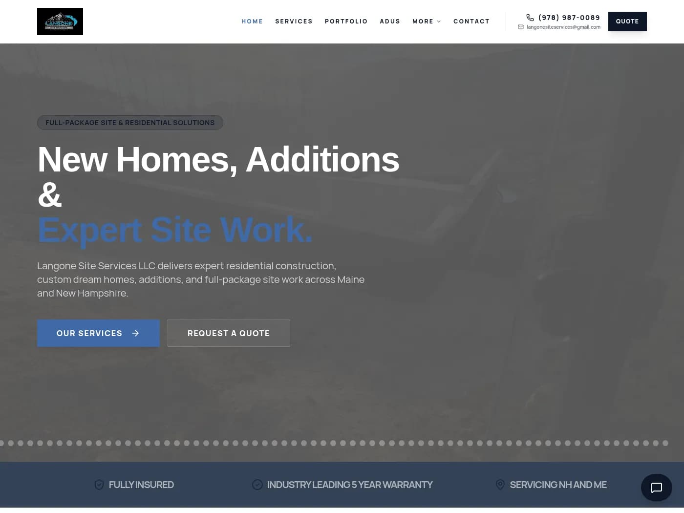Langone ADU Services Site