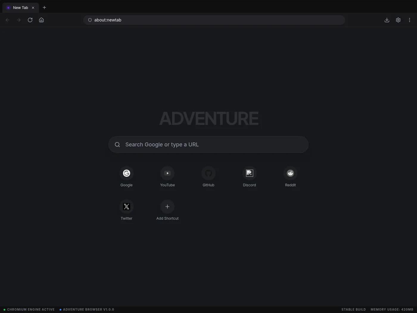 Adventure Browser