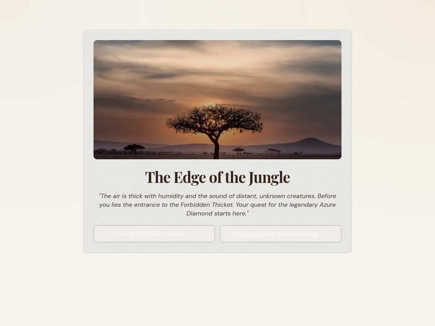 Adventure Quest Game