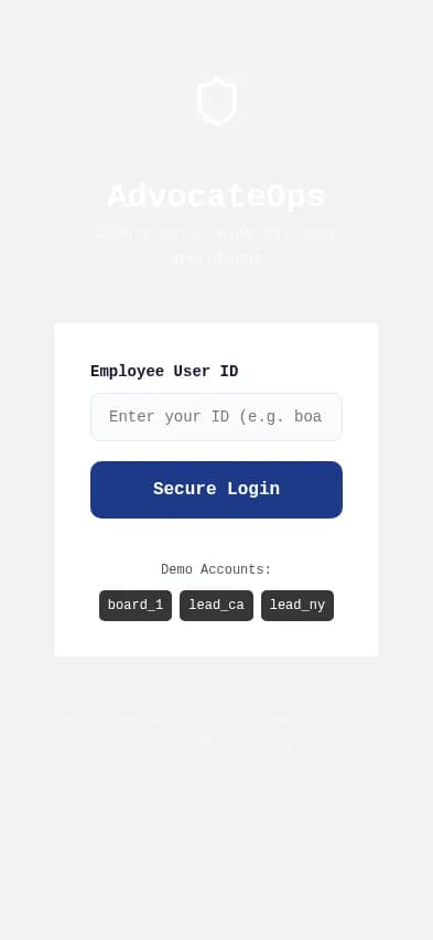 AdvocateOps Mobile Suite