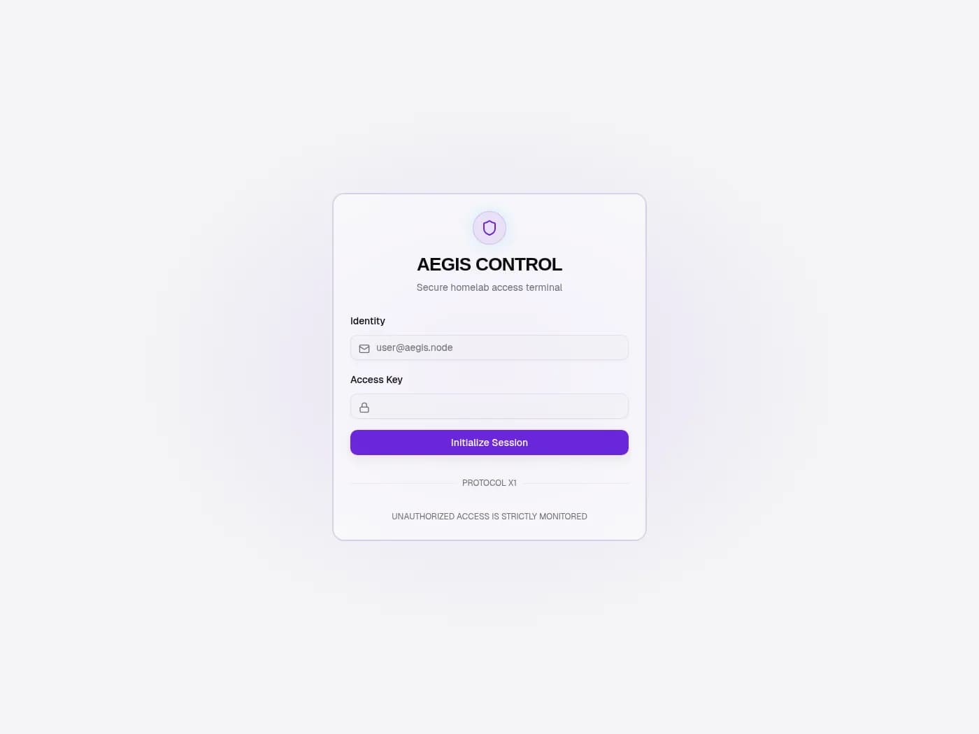 Aegis Control Center