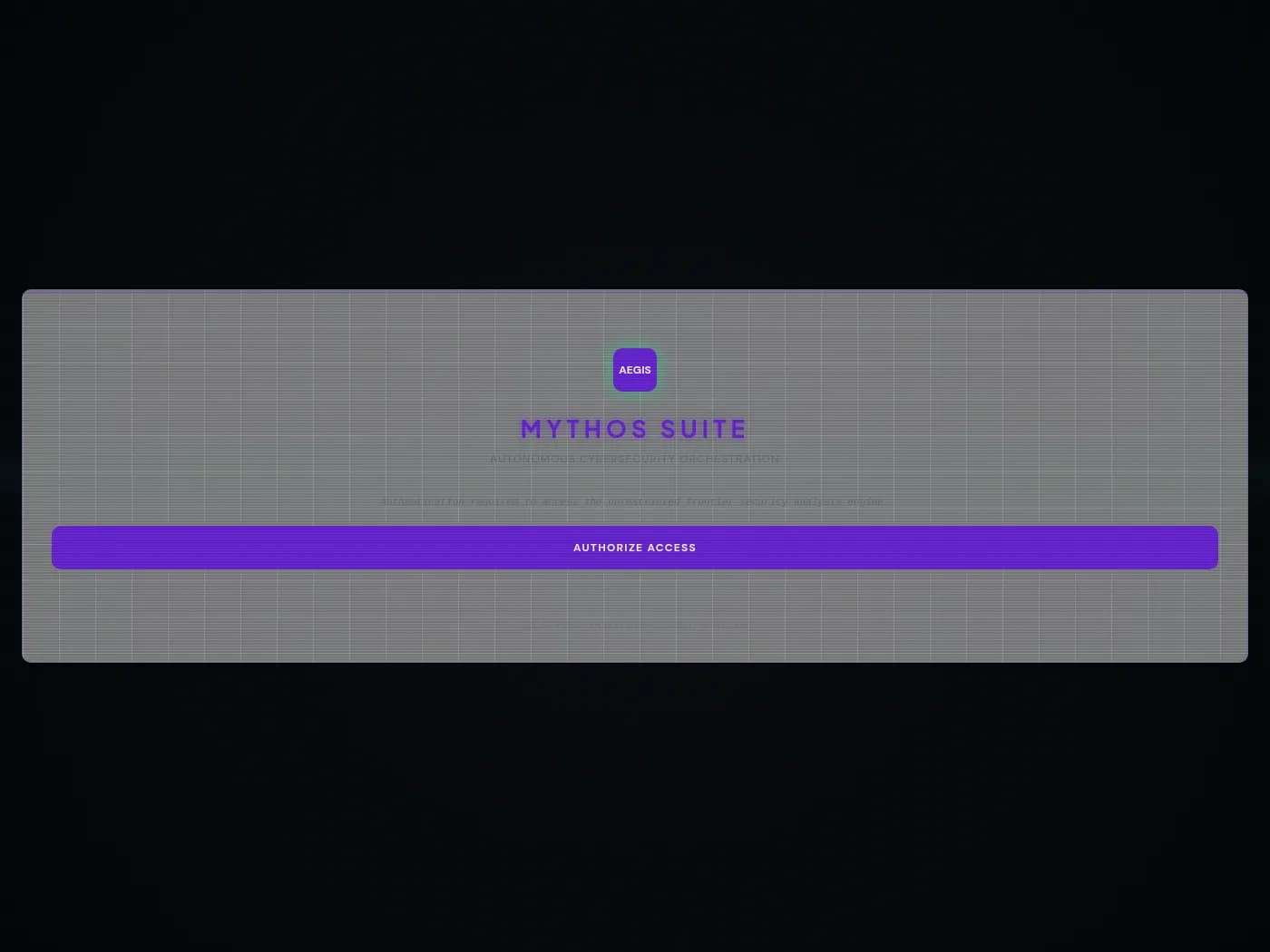 AEGIS-Mythos Suite