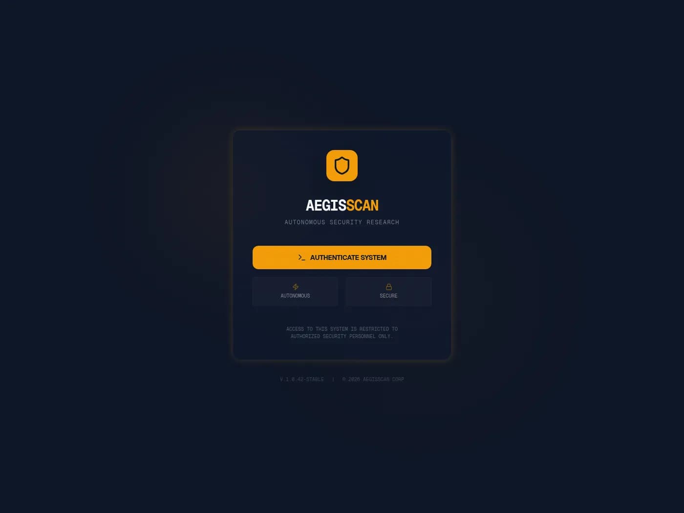 AegisScan Security Platform