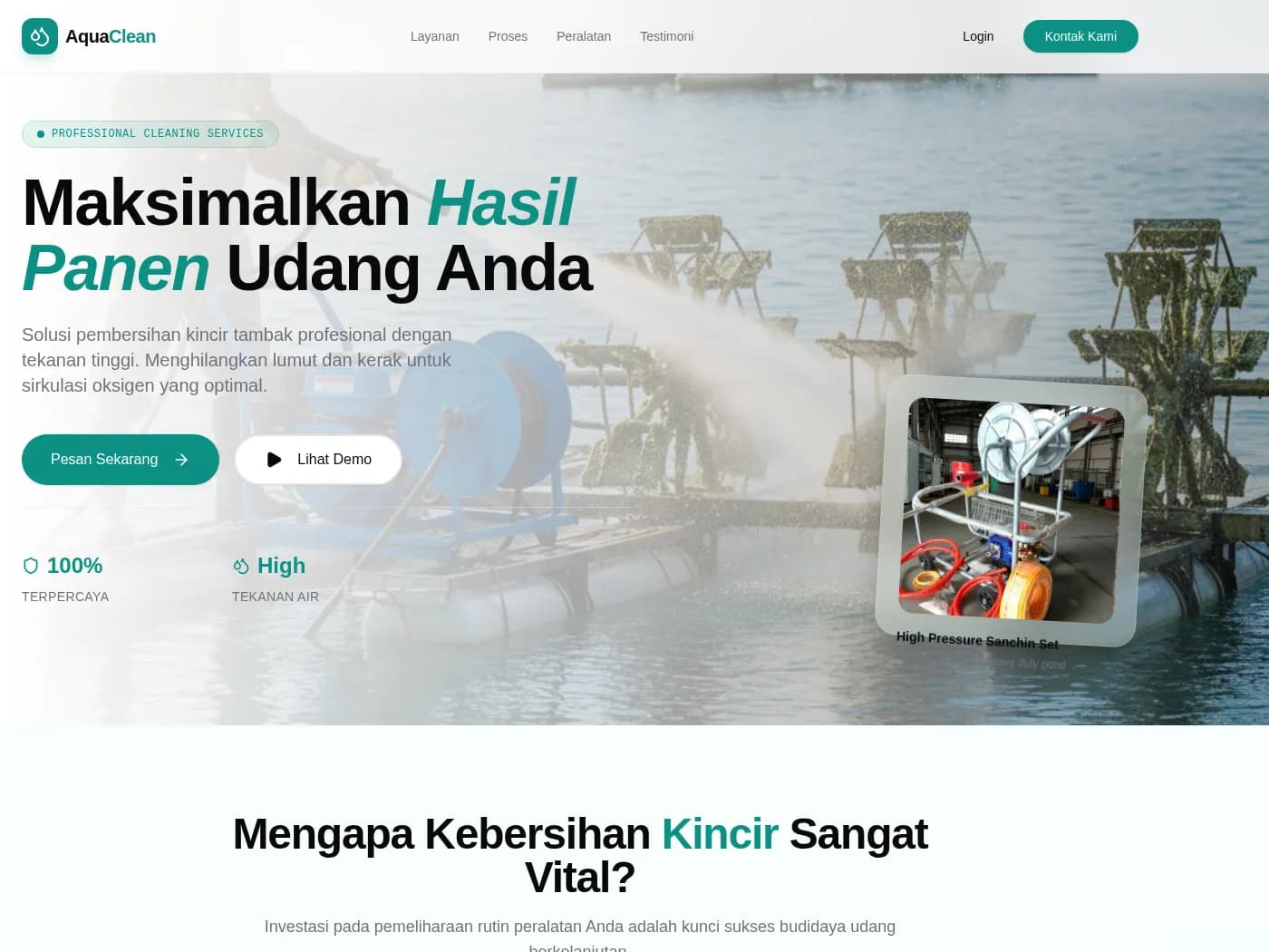 Aerator Cleaning Ad Banner