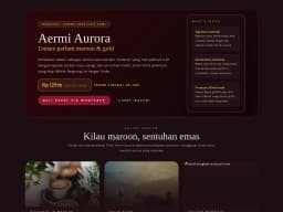 Aermi Aurora Perfume Page