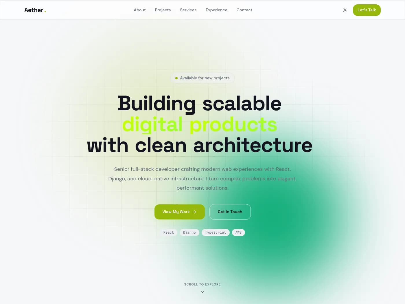 Aether Portfolio