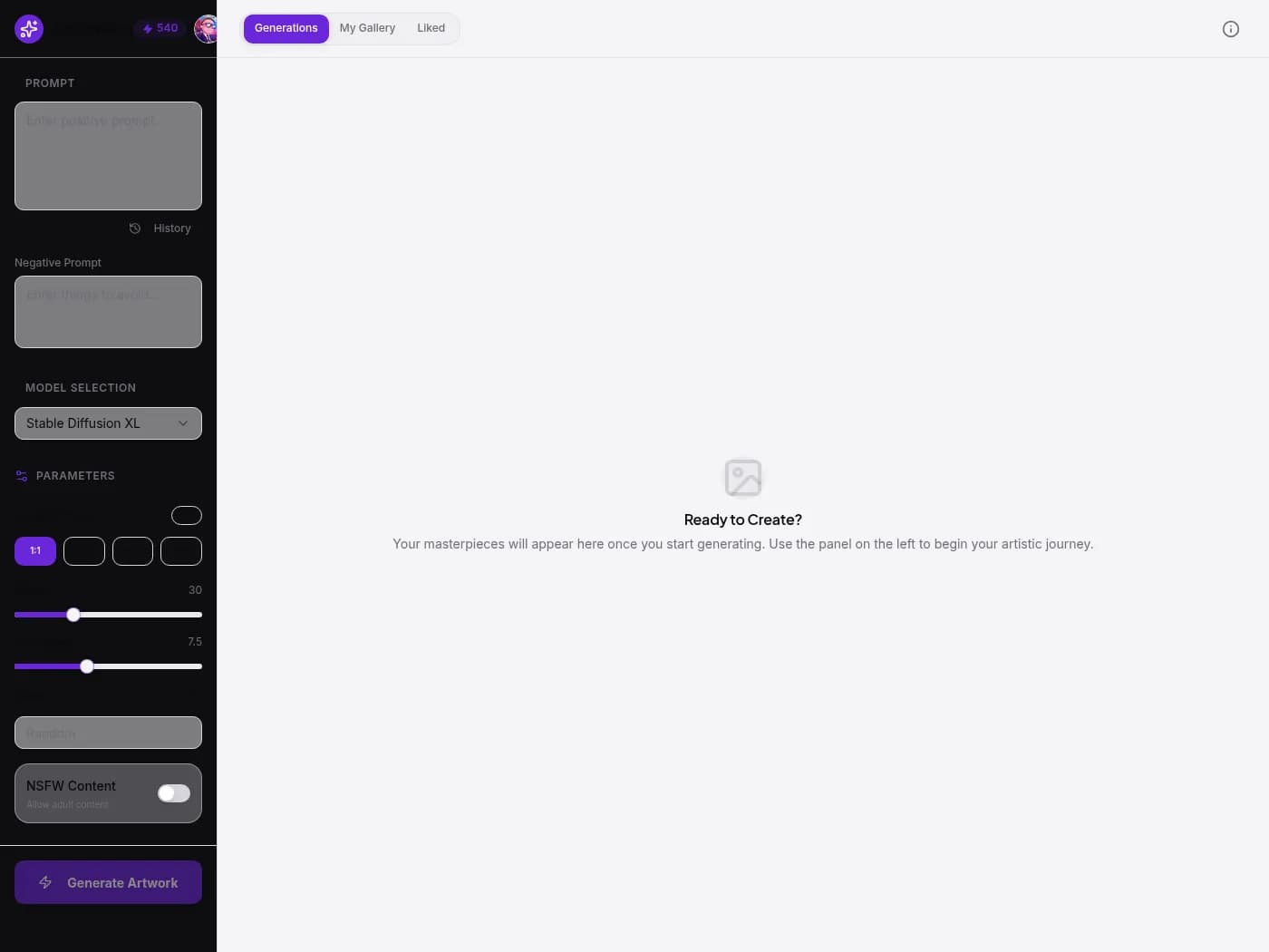 AetherGen Dashboard