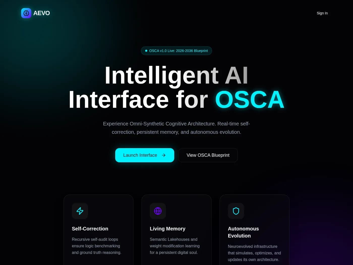 Aevo: Intelligent AI Interface