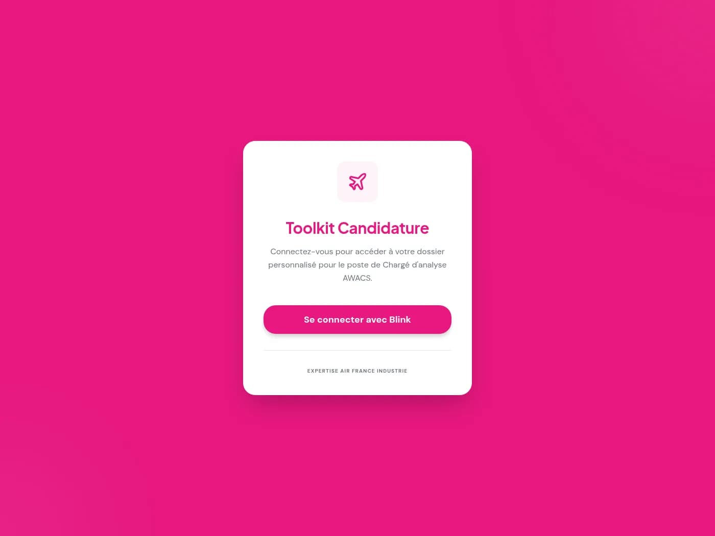 Air France Candidature Toolkit