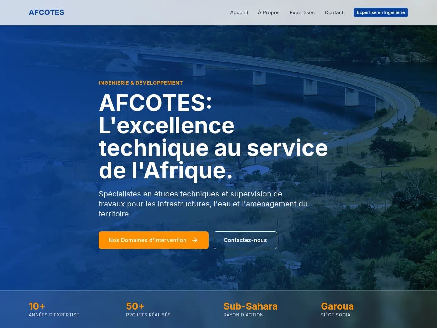 Afcotes Company Website
