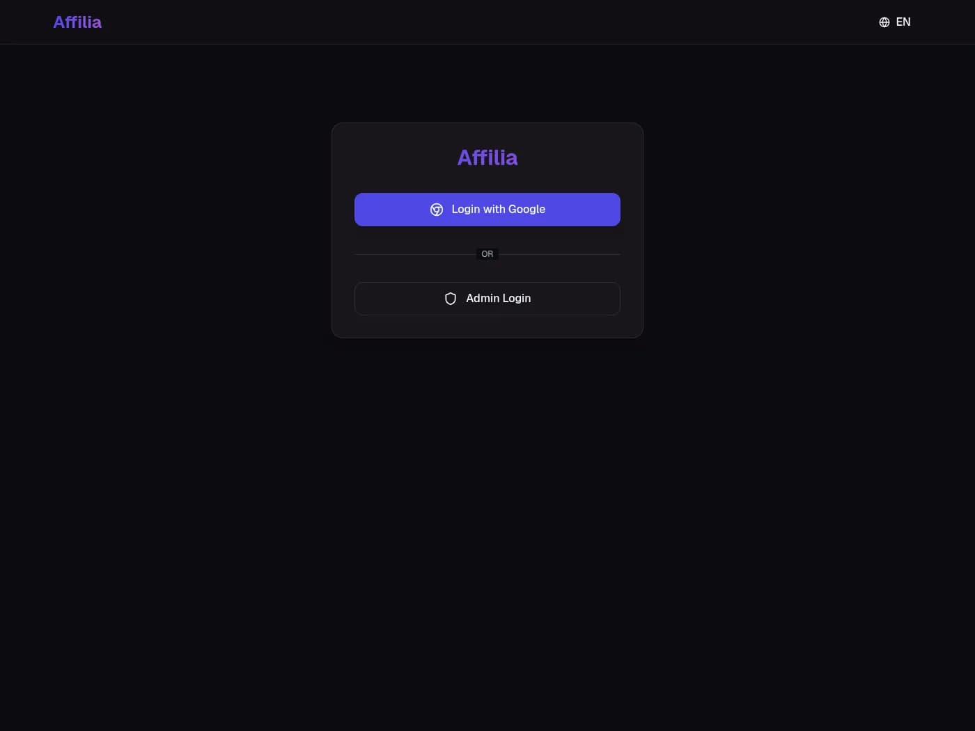 Affilia Affiliate Platform