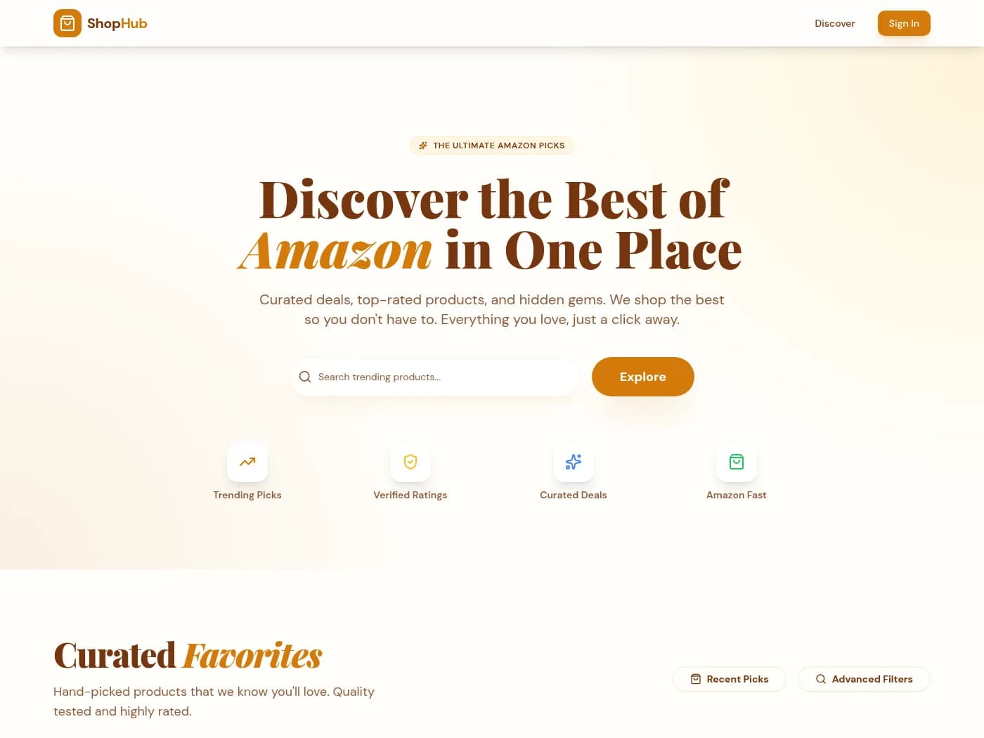 Affiliate Shop Hub