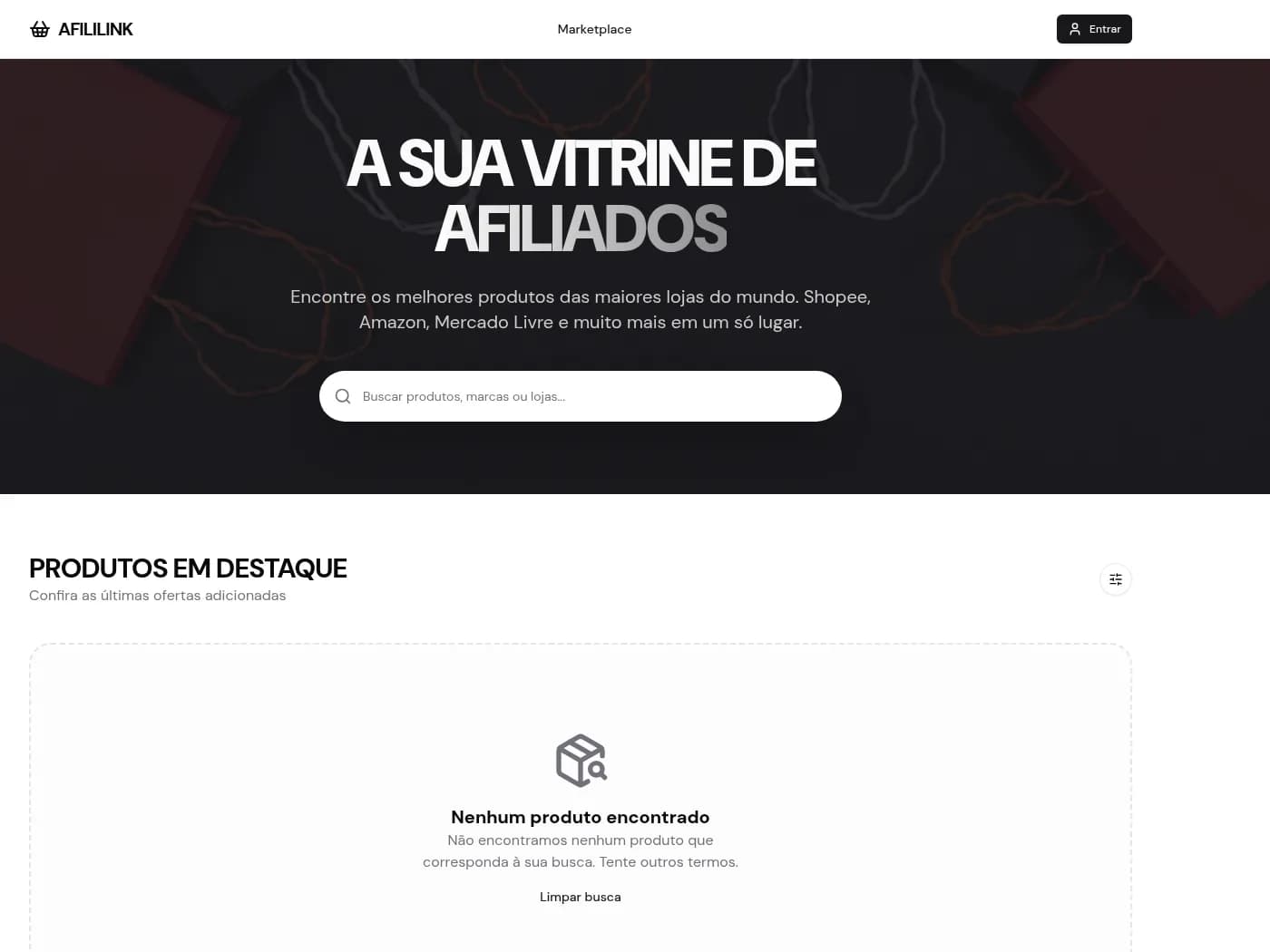 AfiliLink Marketplace Hub