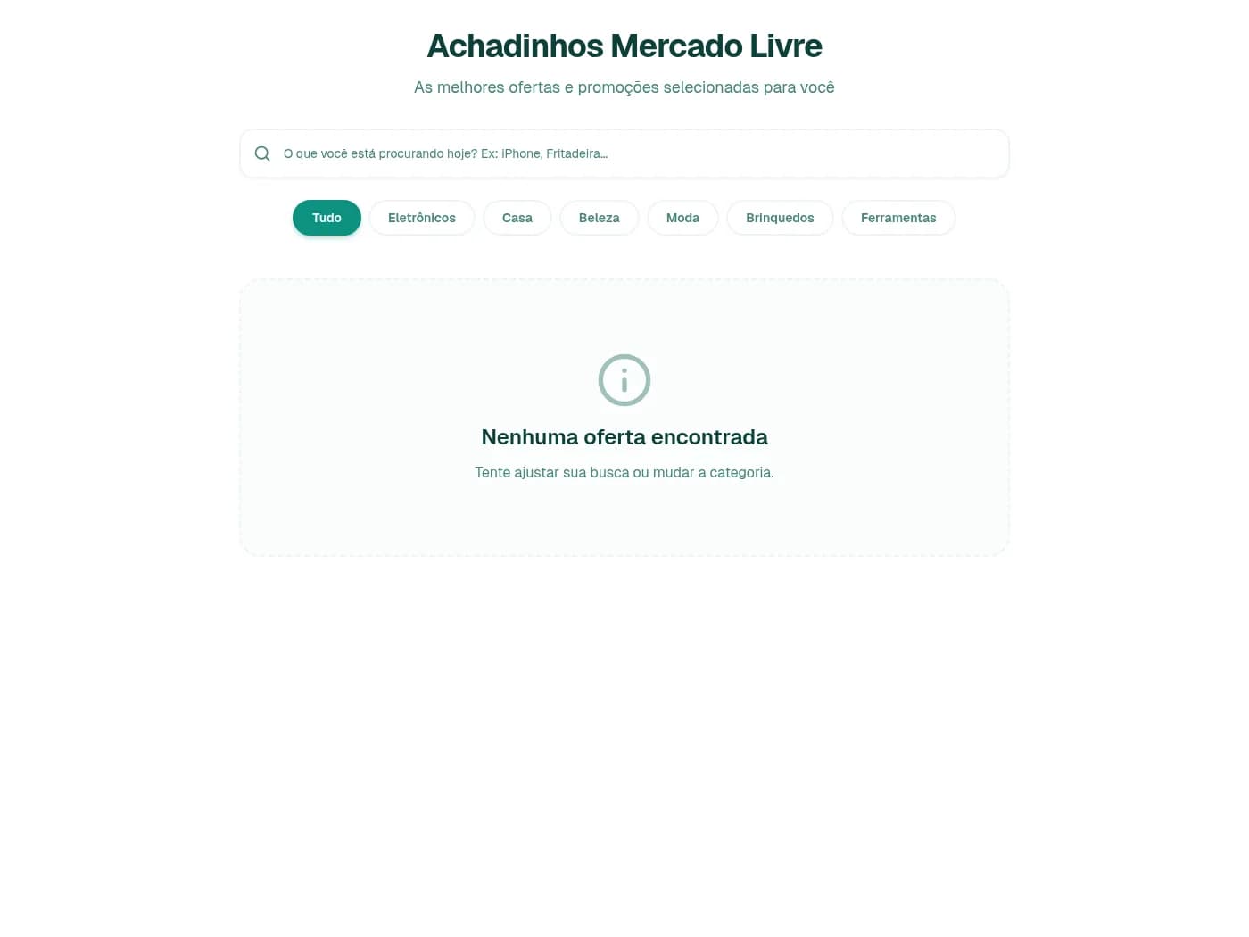 Achadinhos Mercado Livre