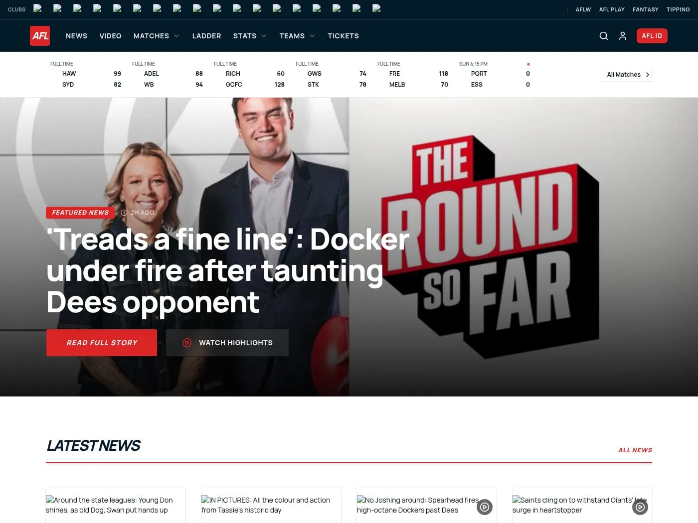 AFL Fan Portal