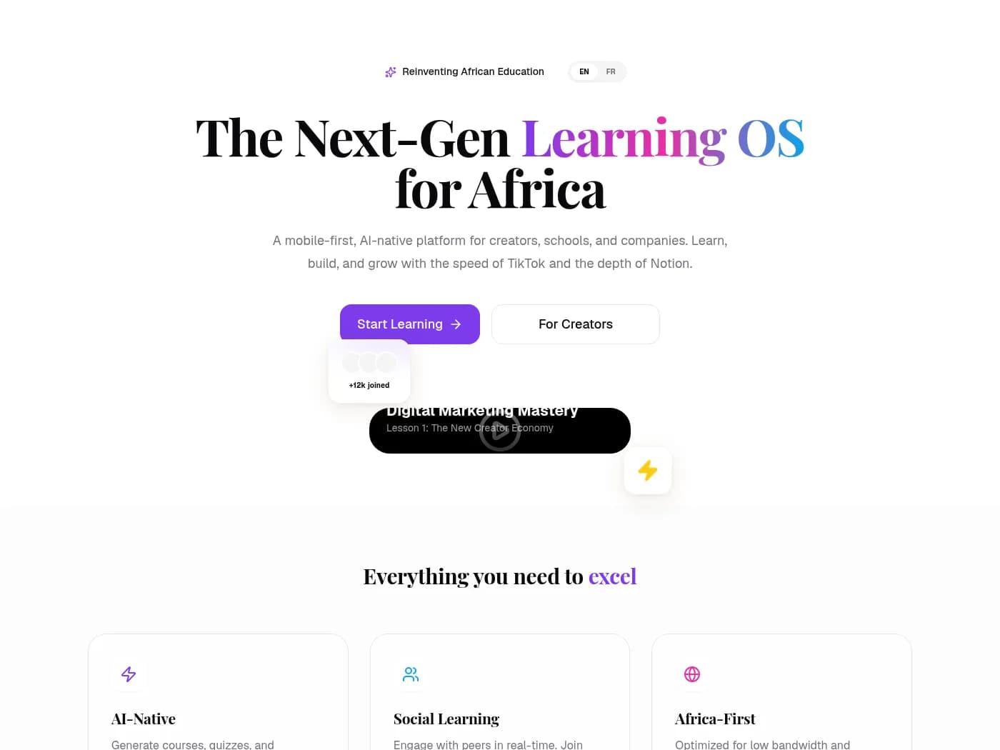 Afreka Learning OS