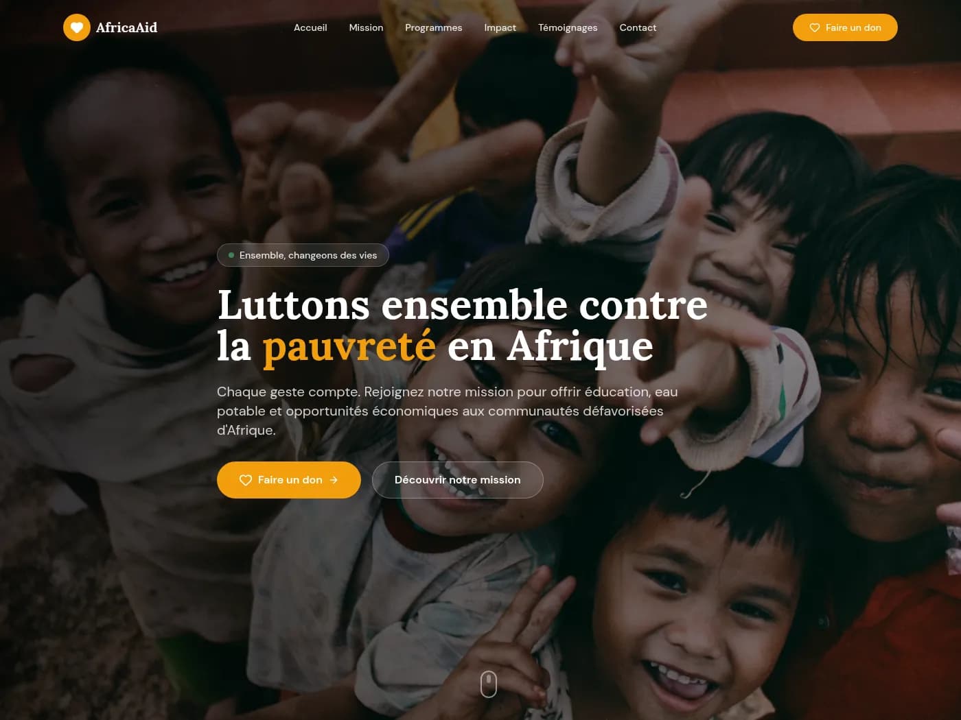AfricaAid Web Platform