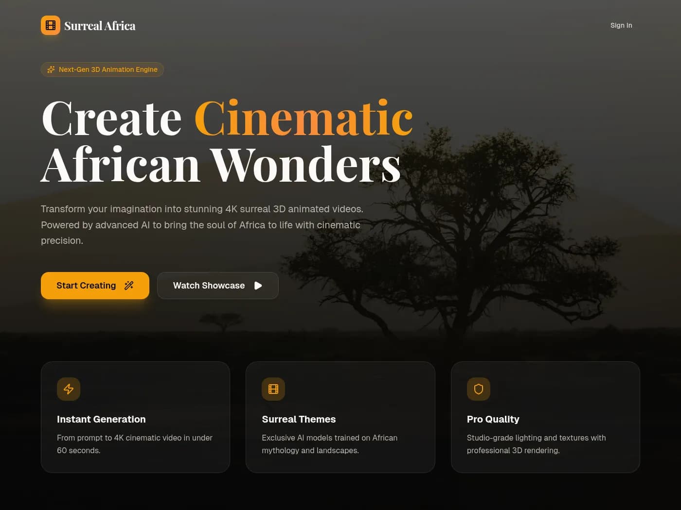 Surreal Africa VideoGen