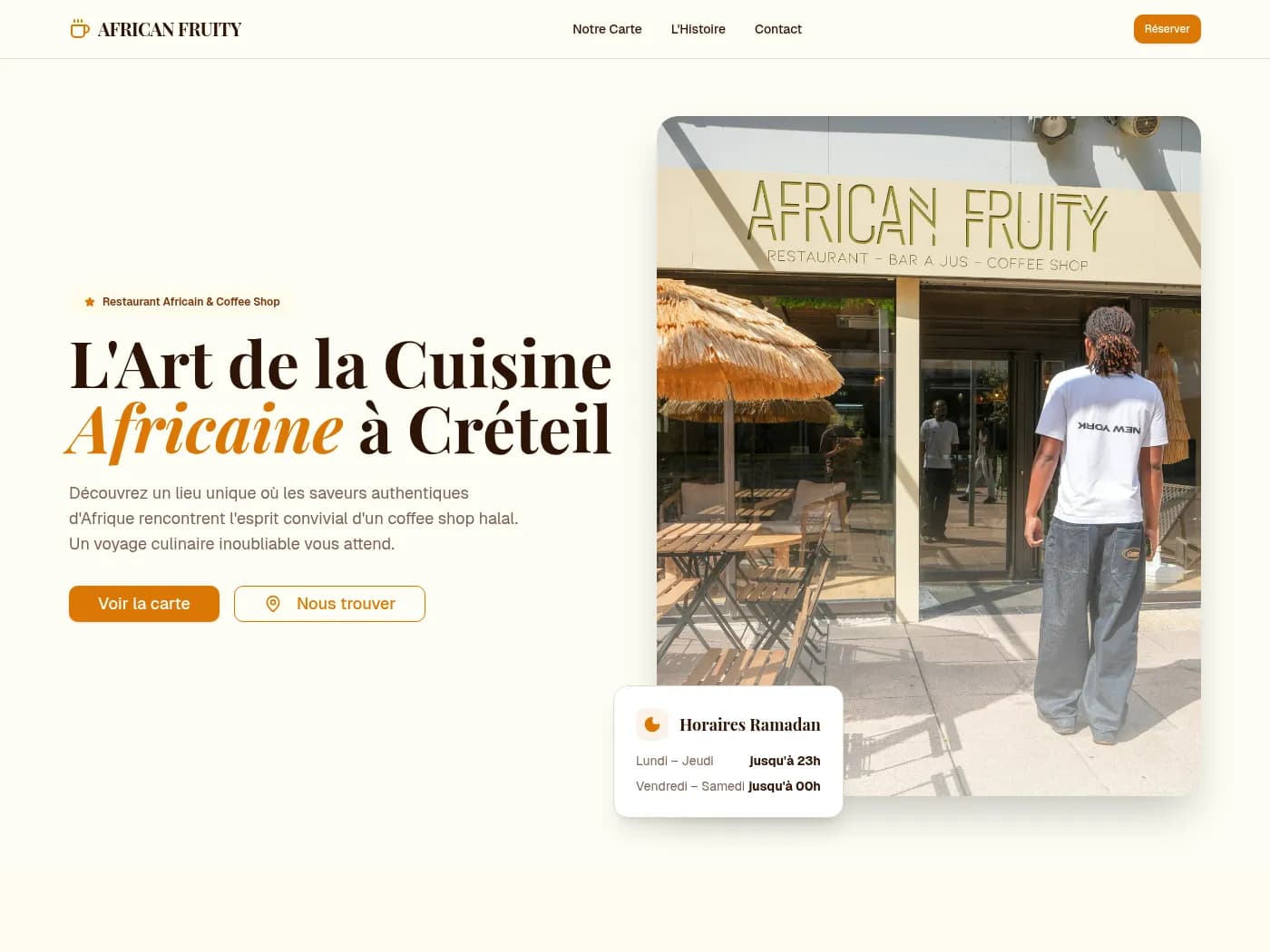 Africain Coffee Landing