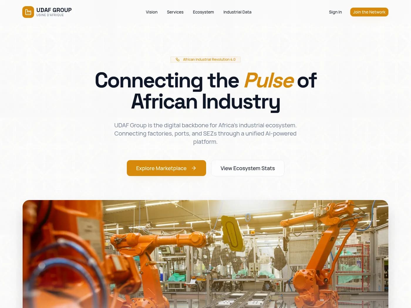 Usine d'Afrique