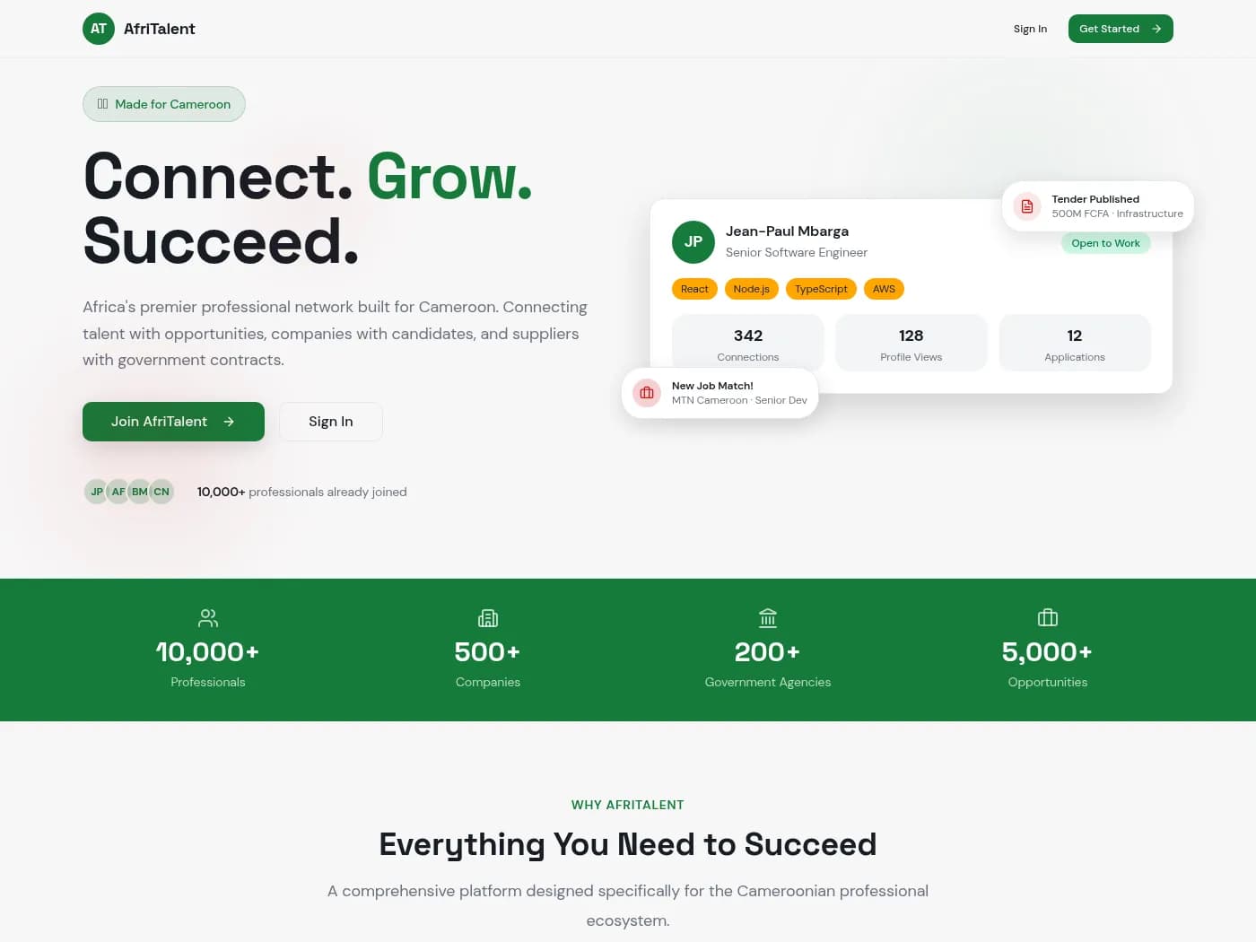 AfriTalent Platform