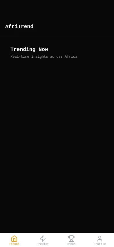 AfriTrend Insights App