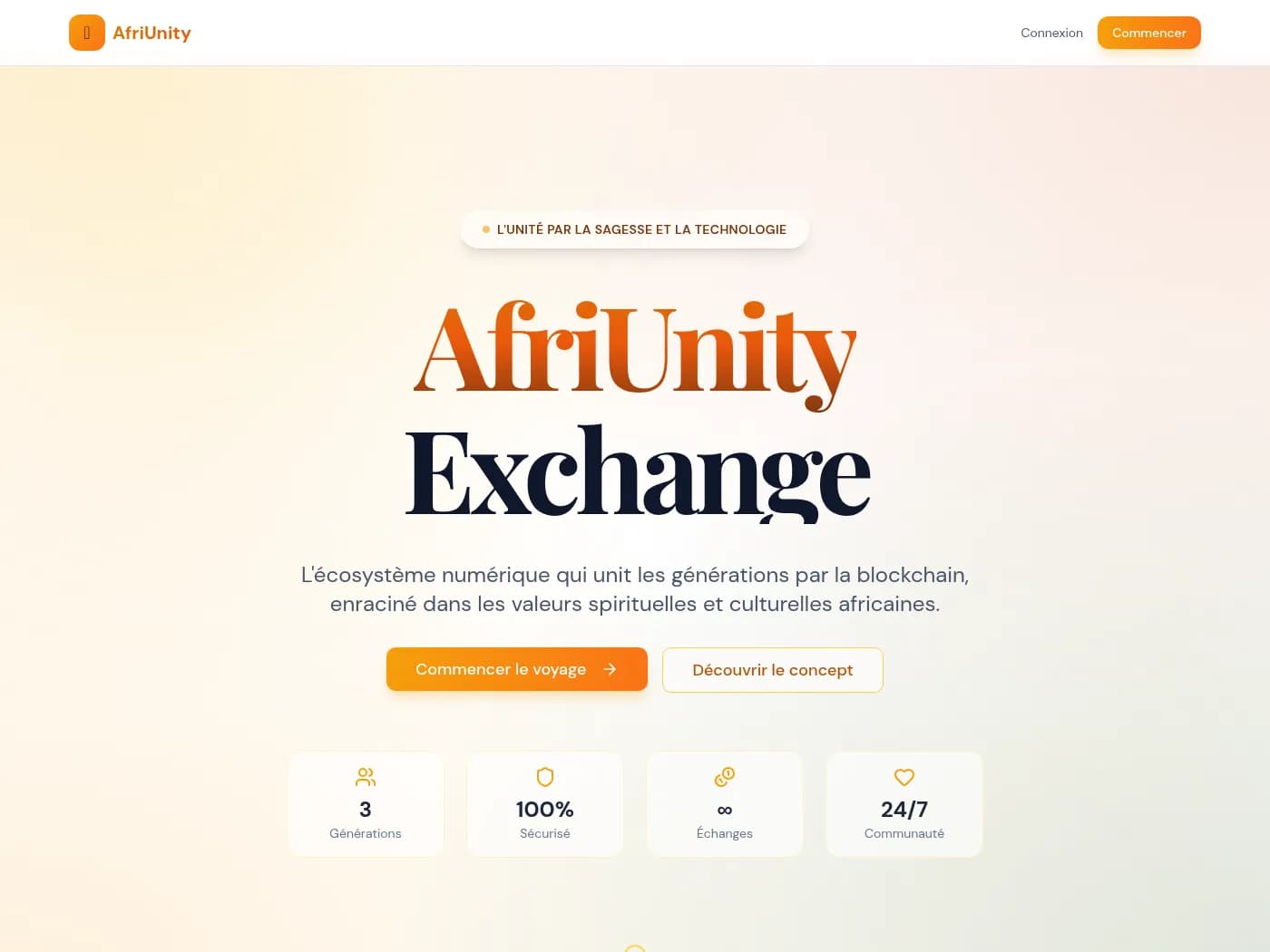 AfriUnity Exchange Platform