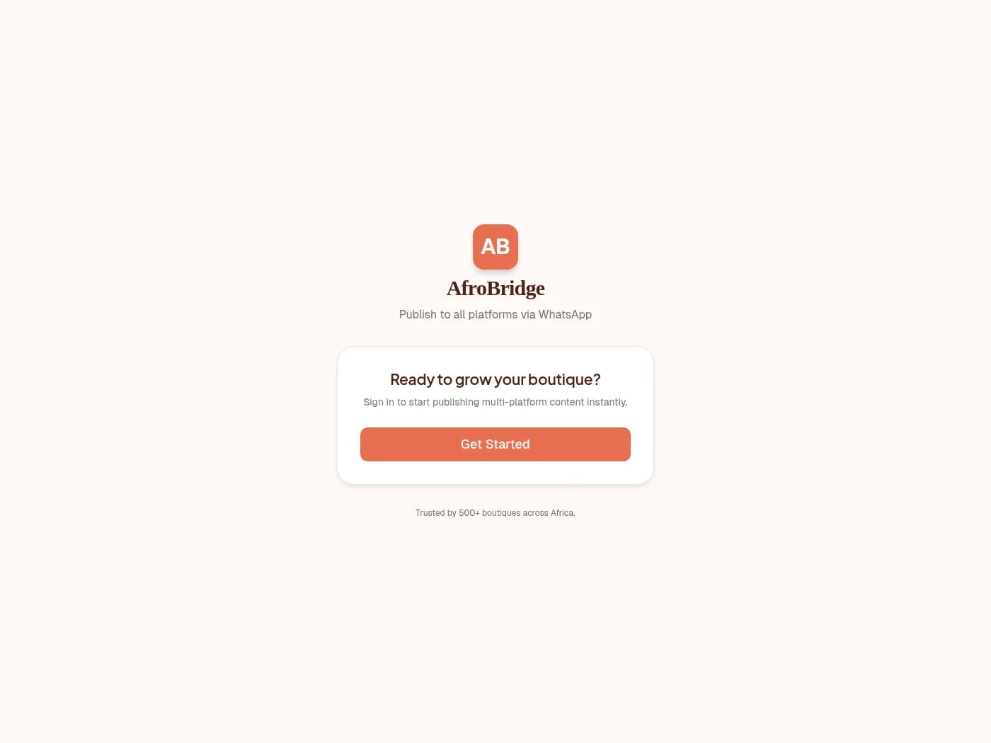 AfroBridge Social Publisher