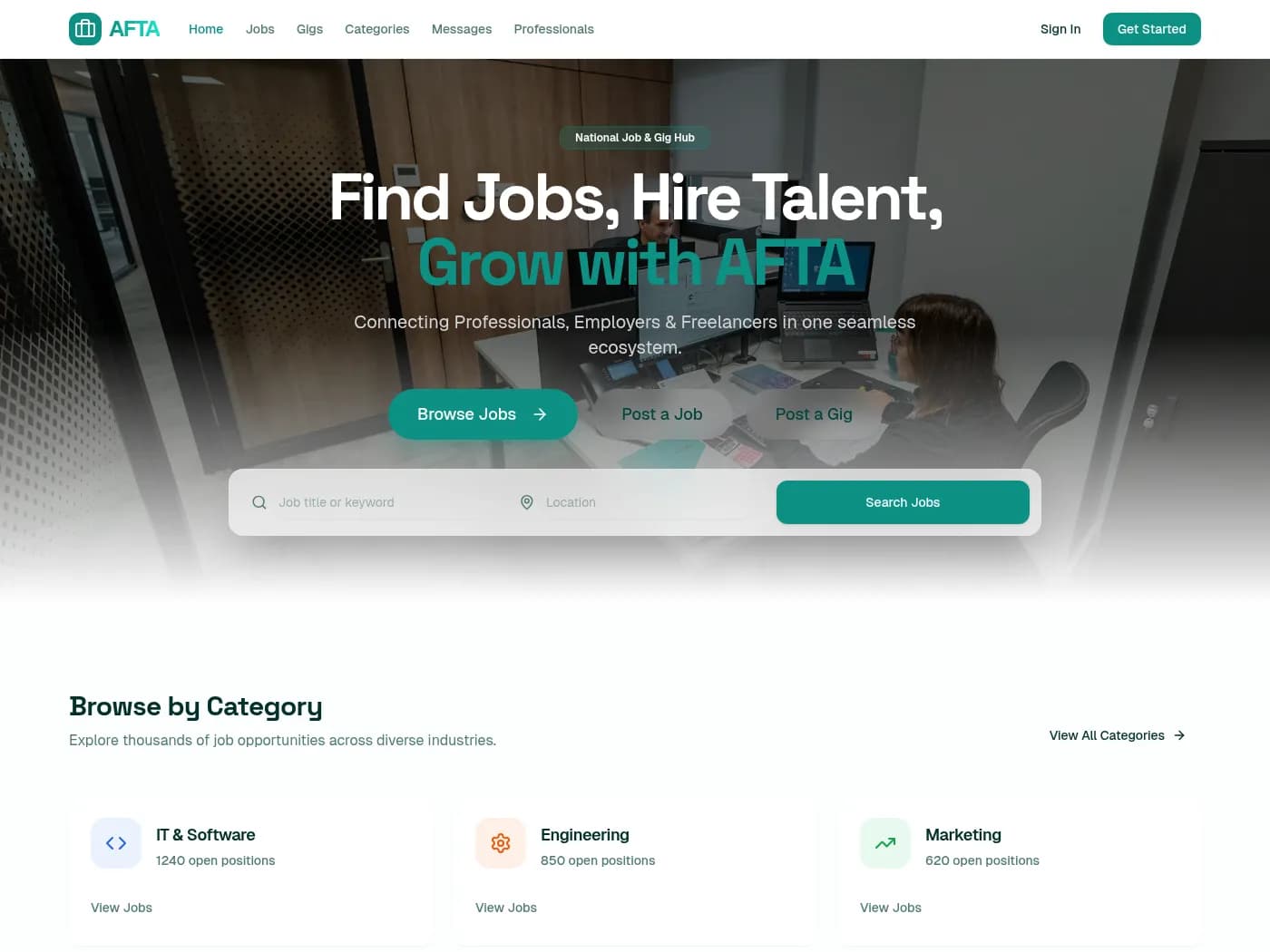AFTA Job & Gig Hub