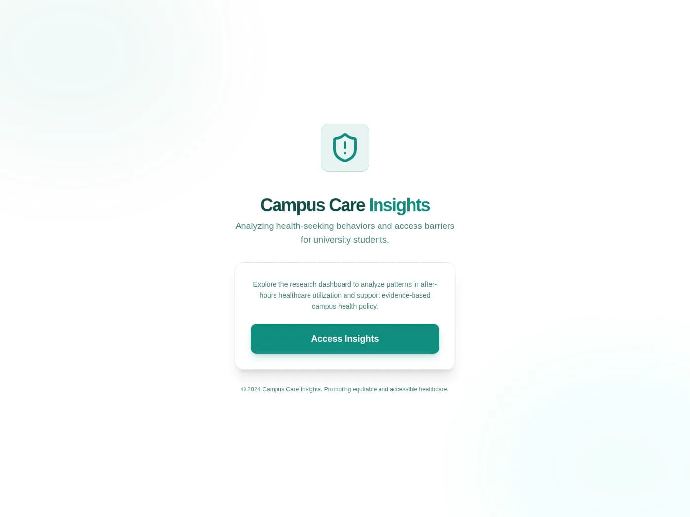 Campus Care Insights
