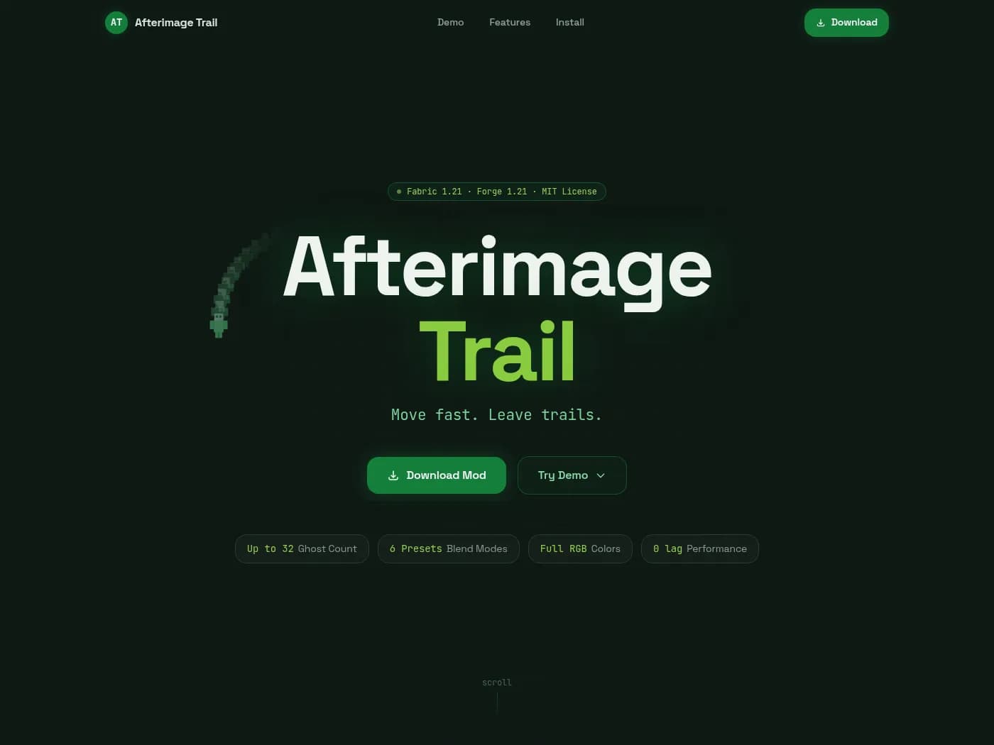 Afterimage Trail Mod