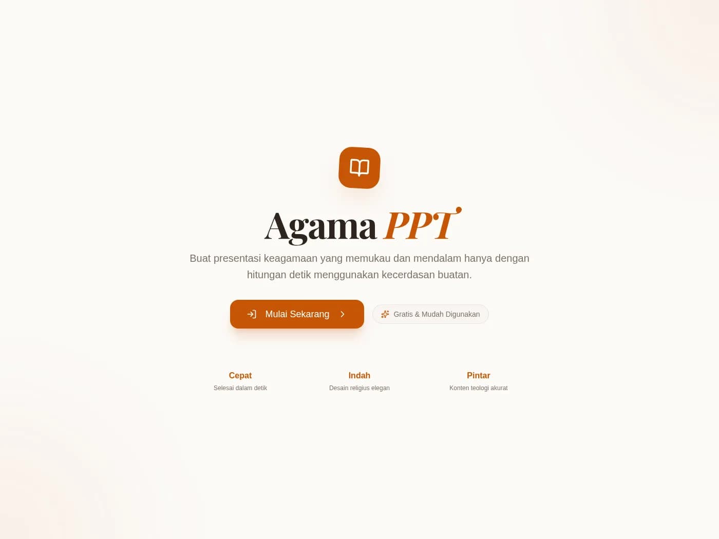 Agama PPT Generator