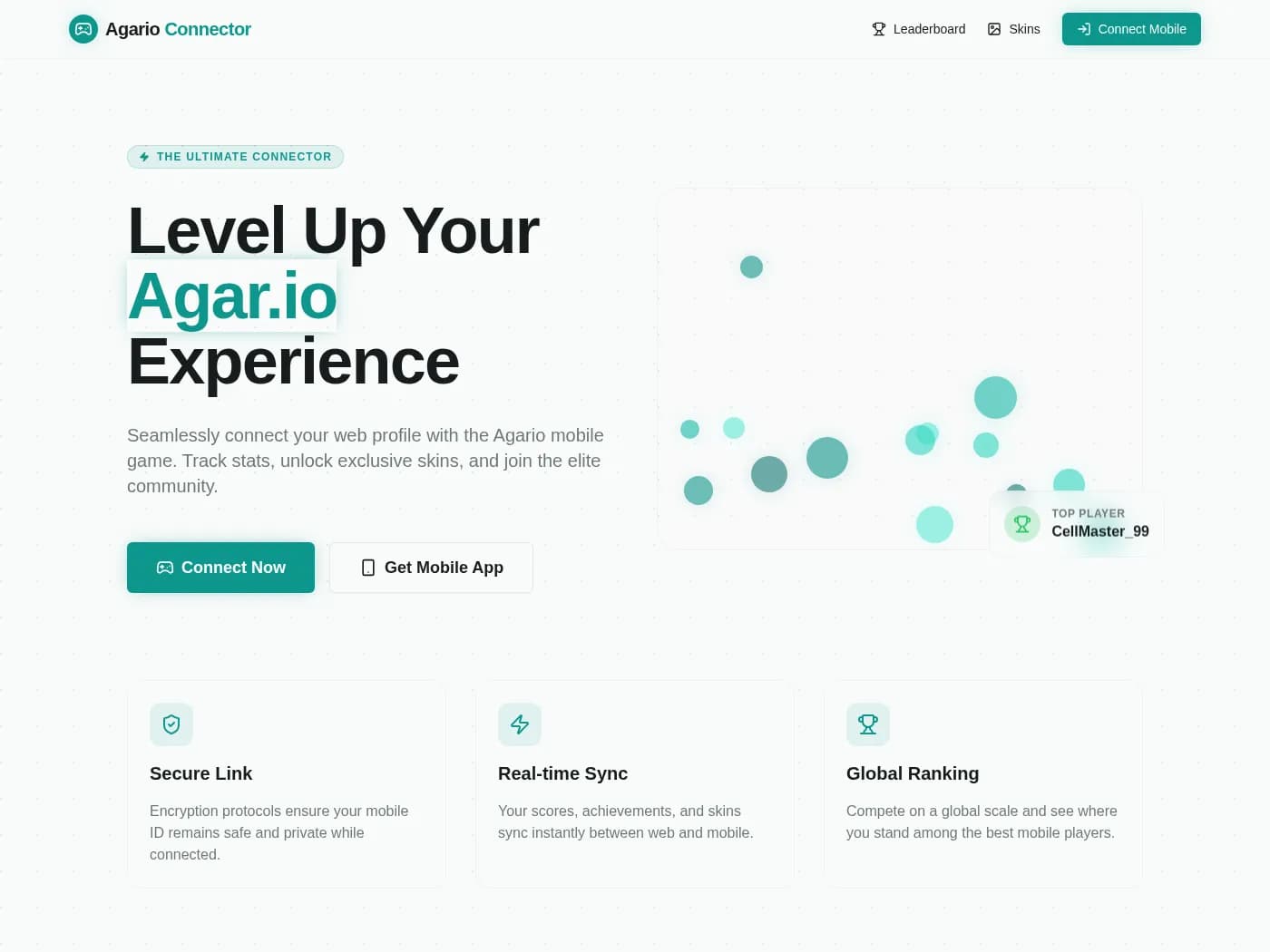 Agario Web Connector