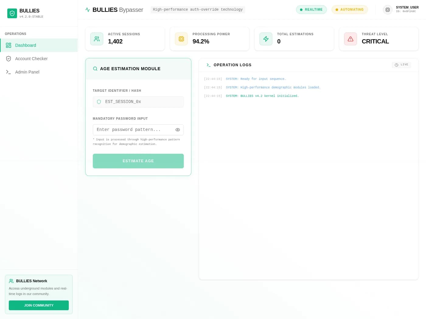 Age By Password Tool