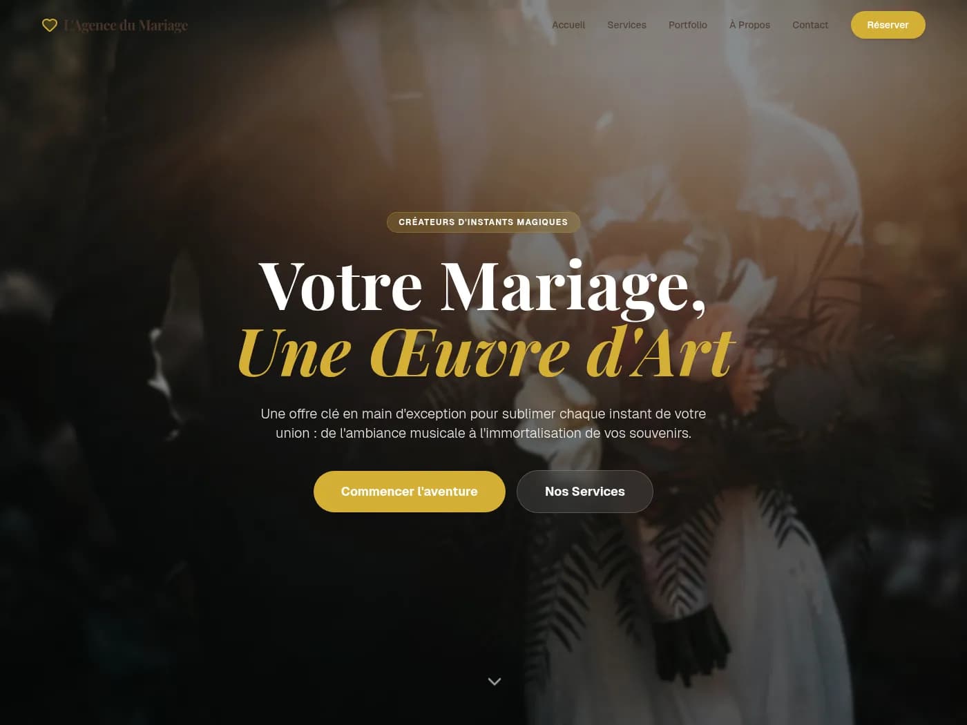 Agence du Mariage Site