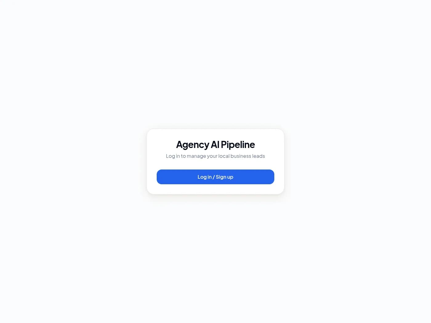 Autonomous Agency Pipeline