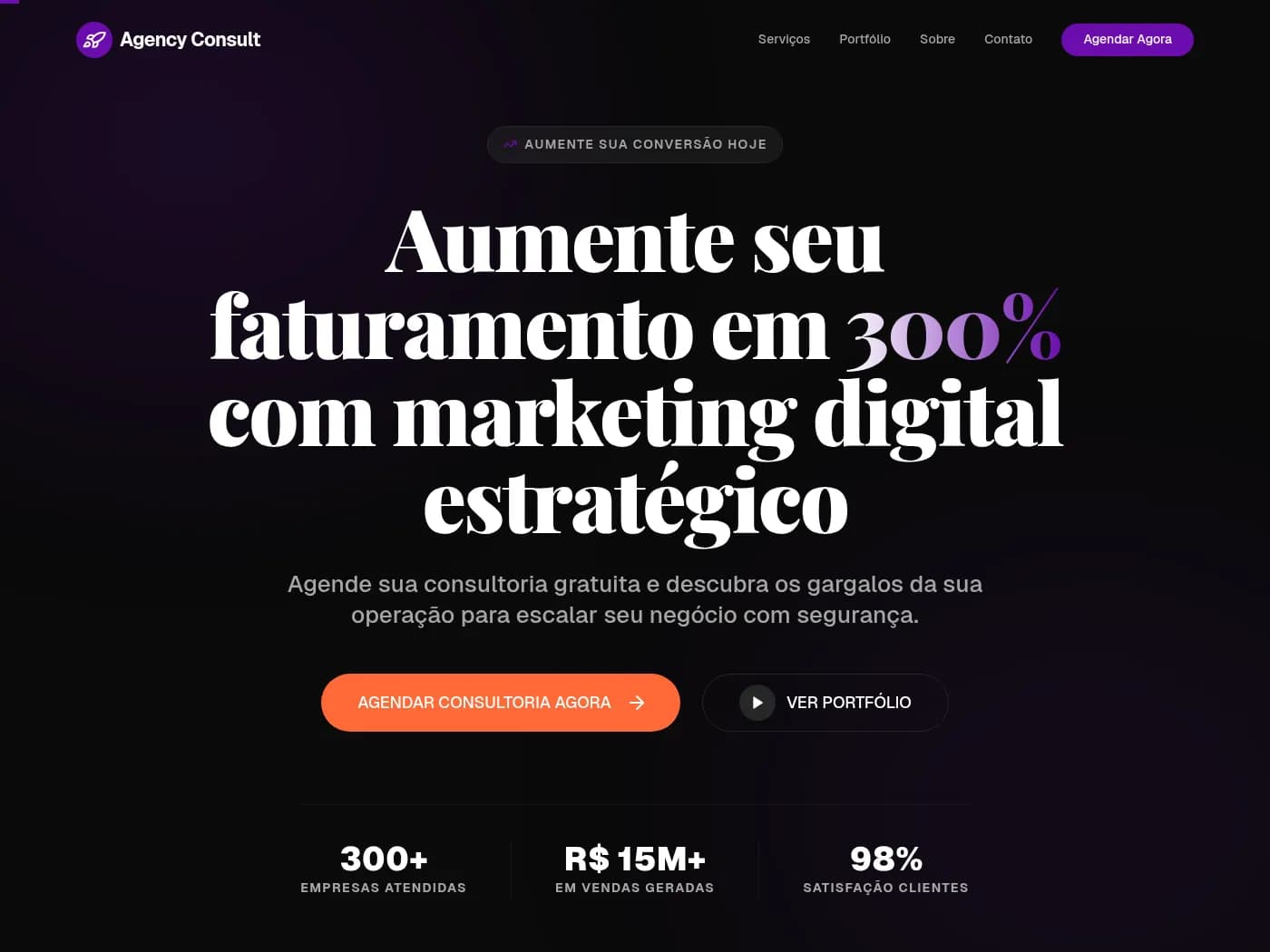Agency Consult Landing