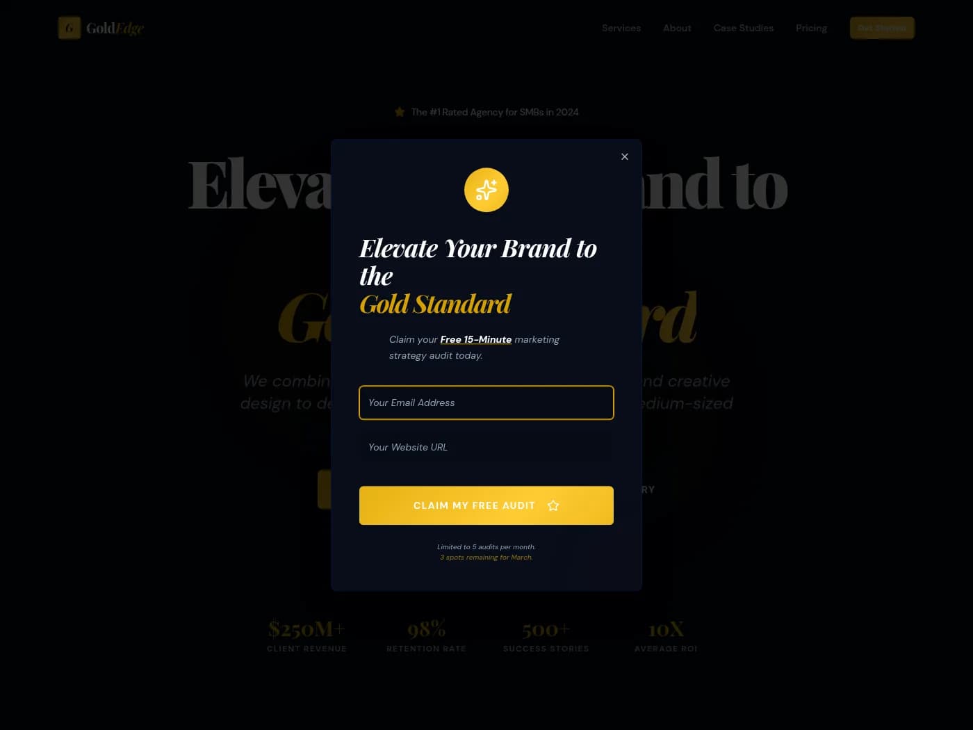 GoldEdge Agency Site