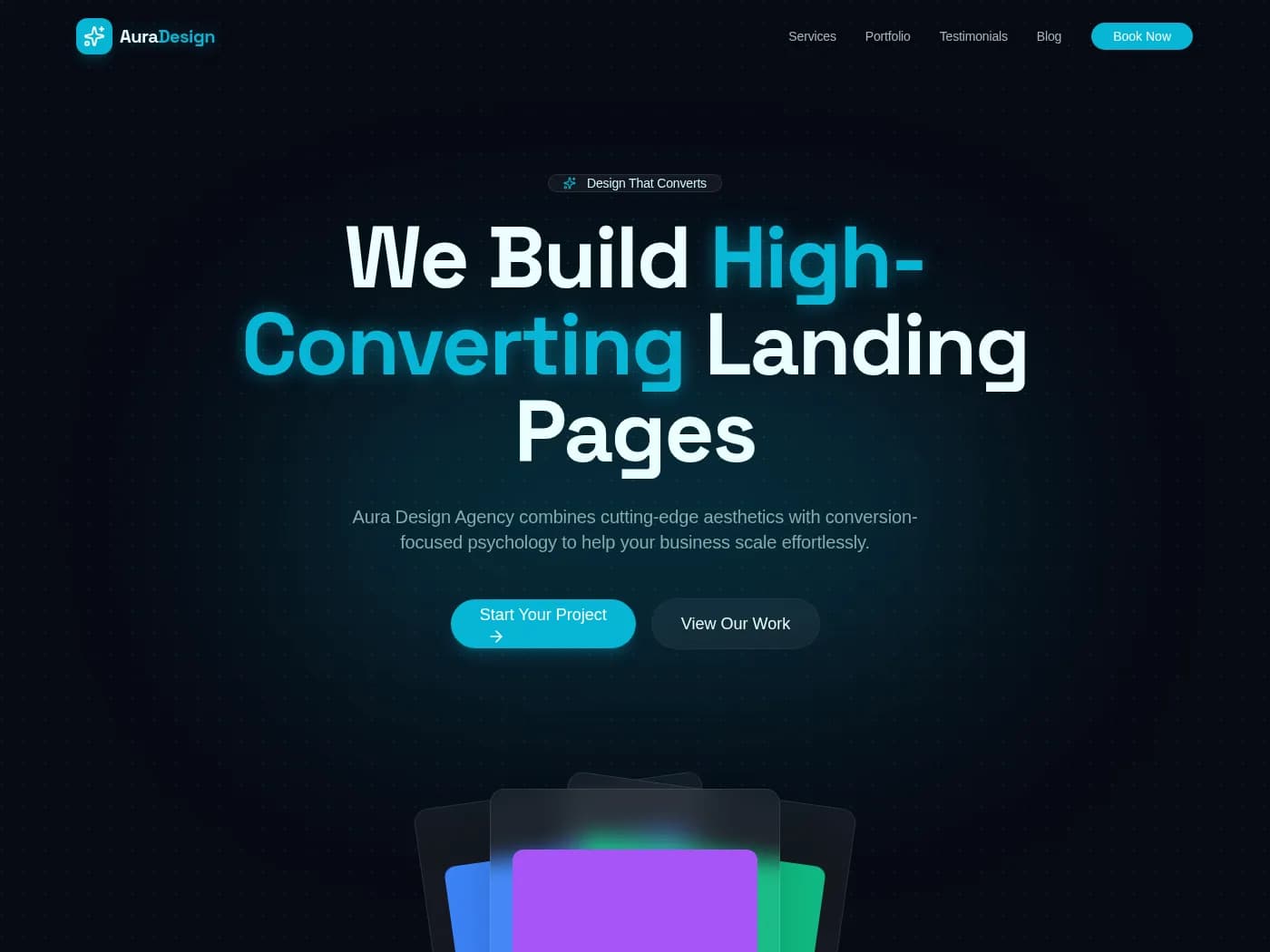 Web Agency Landing Pro
